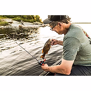 Ugly Stik Ugly Tuff Spincast Spincast Reel, Size 20, 3 Stainless Steel Ball Bearing System, Teflon Twin Cam Drag, Max of 14lb | 6.4kg, Black