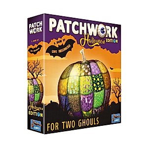 Patchwork Halloween Edition Board Game - A Spooky Two-Player Quilting Strategy Game! Interactive Puzzle Game for Kids & Adults, Ages 8+, 2 Players, 30 Min Playtime, Made by Lookout Games