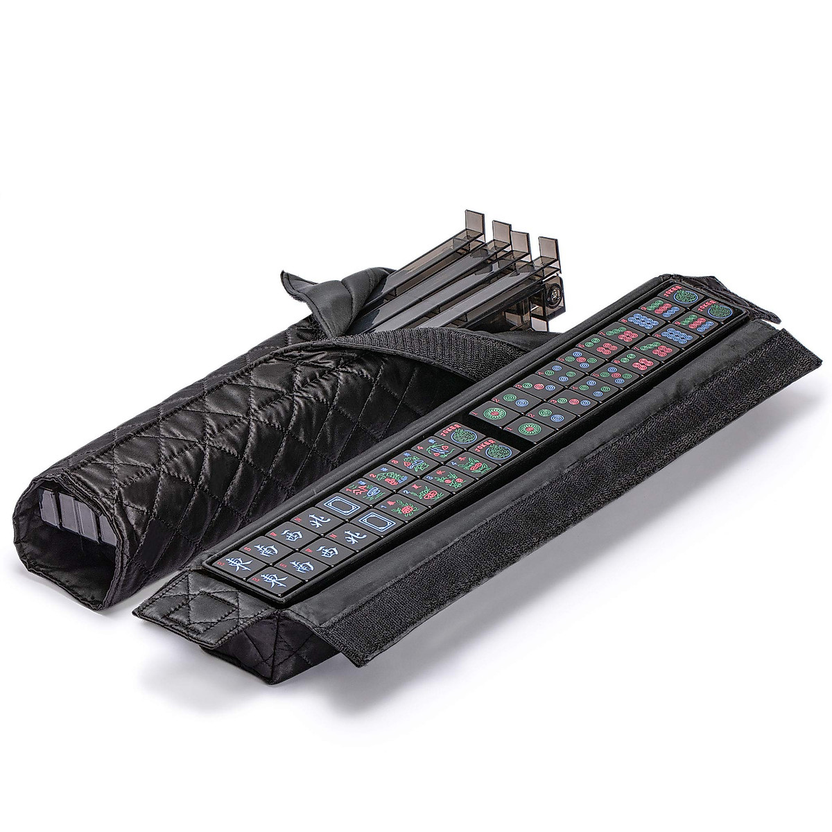 Yellow Mountain Imports Soft Case Set for American Mahjong, "Deco" (Case Only)