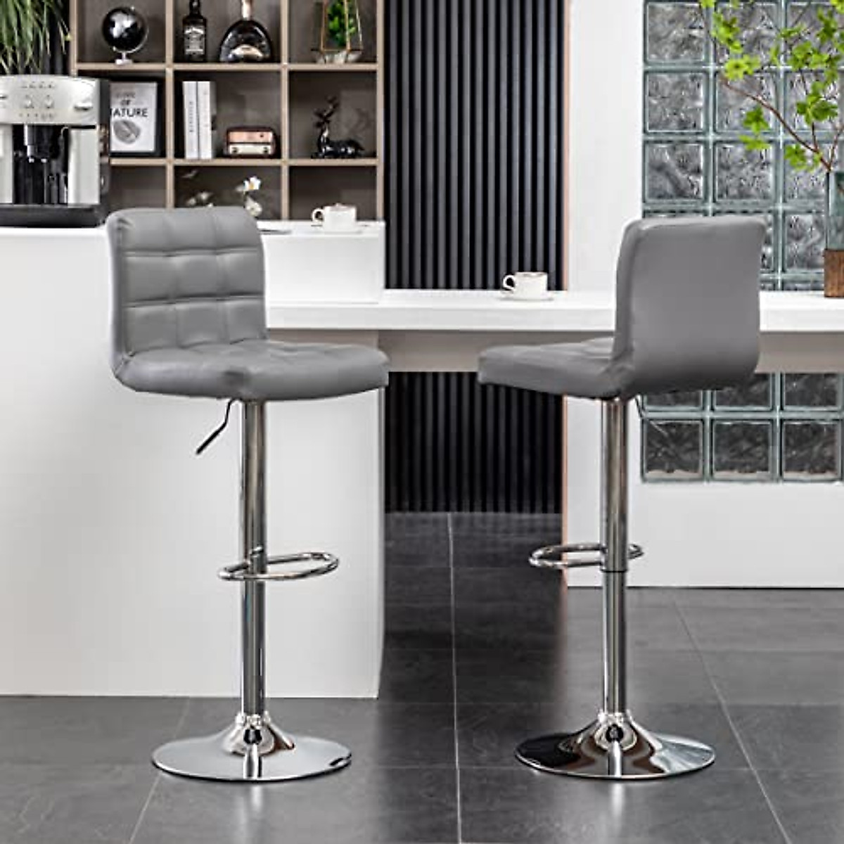 Trust Win Barstool BS-DS-005 Set of 2 (Grey)