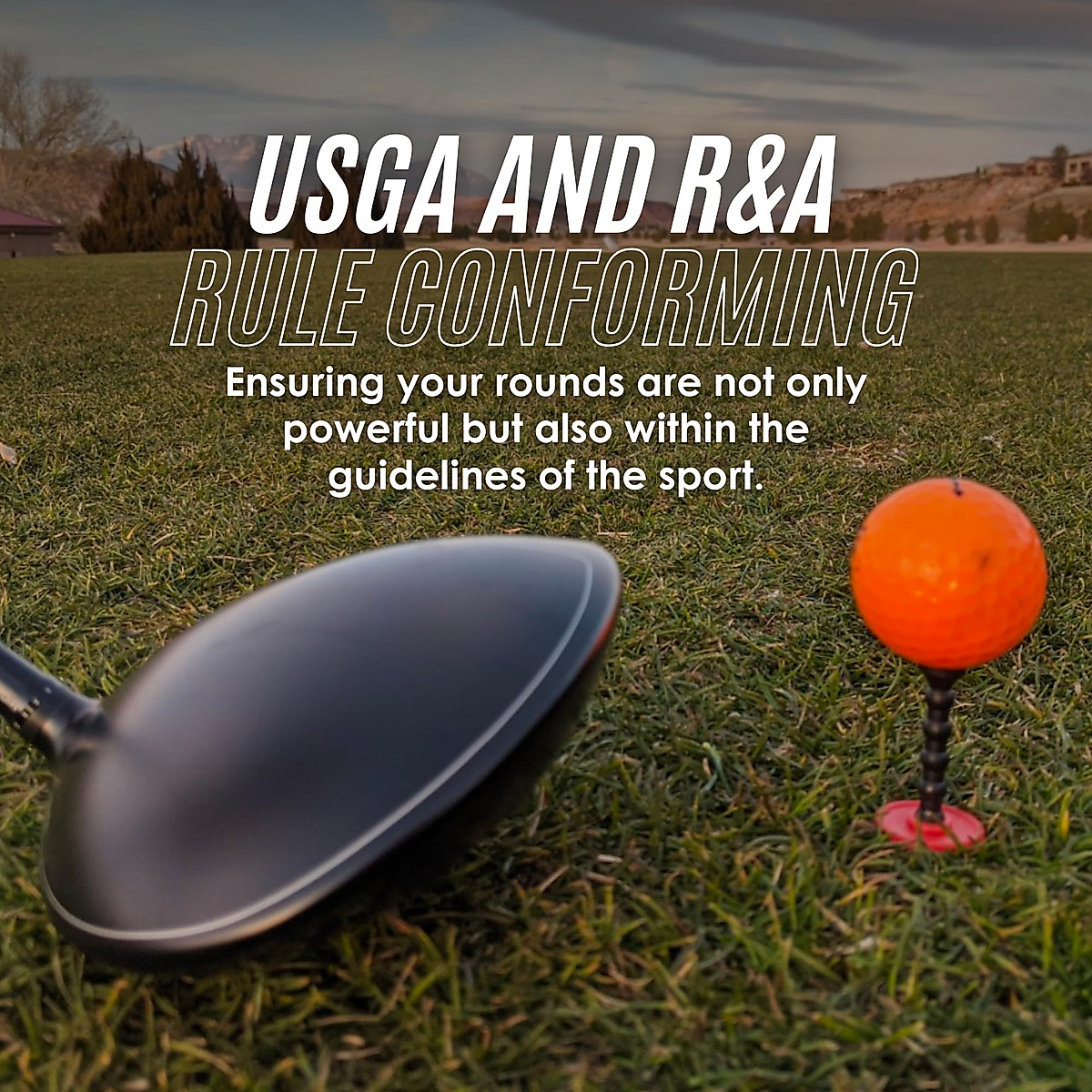 YATTA GOLF Telos Premium Golf Tees – Adjustable Golf Tees – Tee Off with Greater Consistency and Shoot Better Scores - Unbreakable Golf Tees – Lasts The Average Golfer A Season (Fire Red)