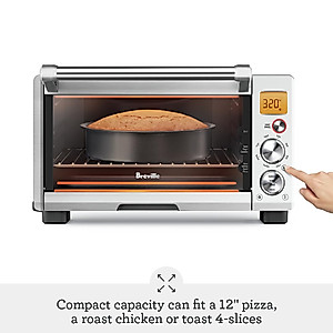 Breville BOV670BSS Smart Oven Compact Convection, Brushed Stainless Steel (Renewed)