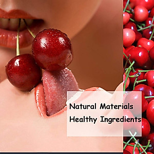 JoyeuxLube Water-Based Lube 4 fl.oz/100ml Cherry Flavored Natural Lubricant Smooth and Slippery Long Lasting… (Cherry)