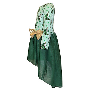 Girls Long Sleeve Tulle Tutu Dresses for Kid and Toddler Unicorn 4 Years