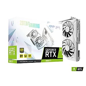Zotac Usa 258125 Zotac Vcx Zt-a30610f-10plhr Geforce Rtx 3060ti Amp White Edition Lhr 8gb Gddr6