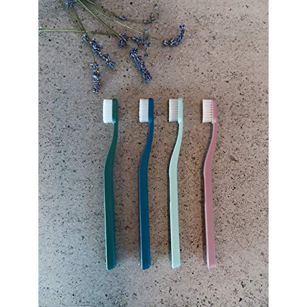 Jordan* ® | Green Clean Manual Toothbrush | Award Winning Sustainable Toothbrush Made from Recycled Materials | Eco-Friendly | Scandinavian Design | Soft Bristle Toothbrush | Mixed Colour | 4 Units