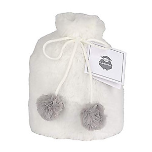 Lambs & Ivy 5 Piece Gray/White Plush Infant/Newborn Baby Gift Bag w/Swaddle