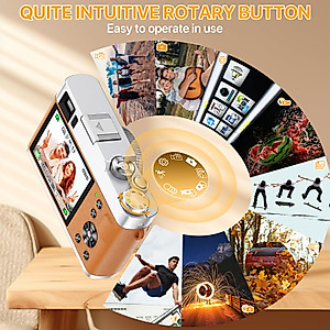 4K Digital Cameras for Photography - 48MP Autofocus Point and Shoot Digital Cameras with 32GB SD Card | Anti-Shake Vlogging Camera 16X Zoom Small Digital Camera for Beginner