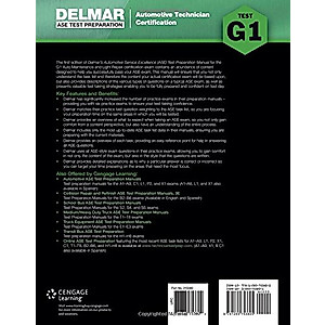 ASE Technician Test Preparation Automotive Maintenance and Light Repair (G1) (Delmar Ase Test Preparataion: Automotive Technician Certification)