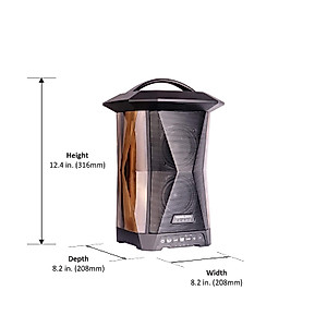 NUVELON NF15A1-BTM Portable Bluetooth Speaker with lights, Nuvelon Flare Multi Sync wireless speaker with Ambient lighting and Rhythm light pulsing LED lights, Aux input, Bluetooth v4.2