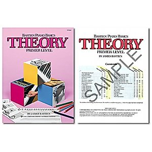 Bastien Piano Basics Primer Level Learning Set by Bastien - Lesson, Theory, Performance, Technique & Artistry Books & Juliet Music Piano Keys 88/61/54/49 Full Set Removable Sticker
