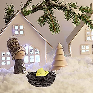 Miniature Fairy Garden Bird Nest: 10pcs Mini Resin Craft Bird Nest Moss Landscape DIY Terrarium Bonsai Ornament