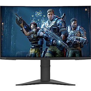 Lenovo G27c-10 27-inch FHD LED Backlit LCD FreeSync Gaming Monitor, Black