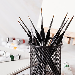 Mr. Pen- Miniature Paint Brushes, 9 Pcs, Detail Paint Brush Set, Fine Paint Brush, Mini Paint Brushes, Thin Paint Brushes, Tiny Paint Brushes, Micro Paint Brush, Fine Point Paint Brush