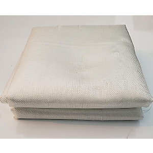 Fiberglass Cloth Fabric 1.75 oz. 72.5 sq Feet 58 1/4" Wide x 15ft (5 Yards) Lightweight Reinforcement Silicon Casting Mold Making Boat Aircraft Repair