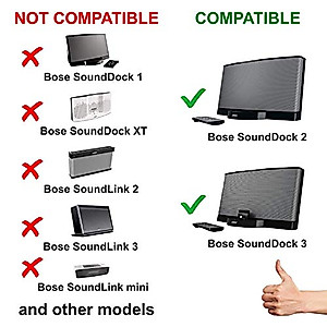 HQRP +/-18V AC Adapter Compatible with Bose SoundDock Series II 2, Series 3 III 310583-1130 Digital Music System PCS36W-208 293247-006 310583-1200 3105831300 Wireless Speaker Power Supply Cord