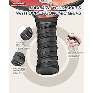 VINSGUIR Pickleball Paddles Set of 2, USAPA Approved Fiberglass Surface, Pickleball Rackets with Balls and Bag, Gifts for Women & Men