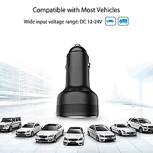 Warp Charge 30W 65W Car Charger Supervooc for Oneplus 11 10 9 Pro 9R 8T 10T 8 7T Nord N20 N300 N10 N100 N200 5G Dash Charge Car Fast Charging One Plus 7 6T 6 Black
