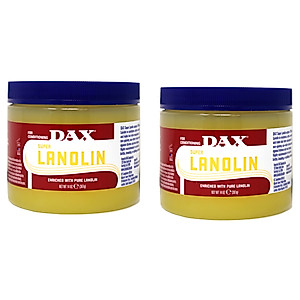 Dax Conditioner 100% Pure Lanolin 14 Ounce Jar (118ml) (2 Pack)