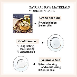 Perebella Skin Tone CC Cream SPF 50,Colour Correcting Self Adjusting for Mature Skin,Cosmetics Pre-makeup Primer Moisturizing Concealer Brightening Skin Tone (2Bottle,Nature)