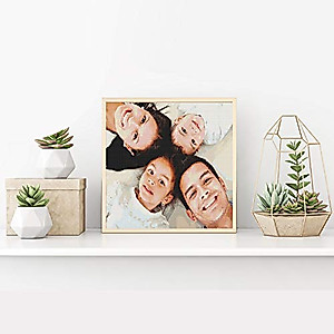 Carpaton Custom 5D DIY Diamond Painting Kits Full Drill for Adults,Personal Customized Gifts,Personalized Diamond Art for Home Wall Decor (11.7x11.7inch/30x30cm, Round Drill)