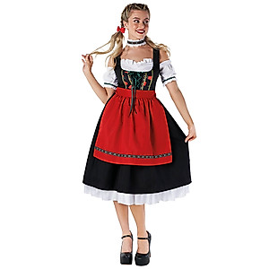 Morph October Festival Costume for Women Oktoberfest German Costume Women Dirndl Costume German Beer Maiden Girl Costumes, XX-Large