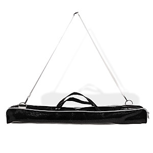 HIP BANANA Twirling Baton Case - Holds 28 Inch Batons - Carry Accessory for Marching Band, Gymnastics, Twirling, Majorette - Waterproof - Complete with Drawstring Gym Bag