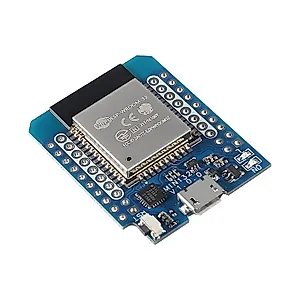 DWEII 5PCS ESP32 Mini NodeMCU Board ESP32 D1 Mini ESP-32 WiFi+Bluetooth Development Module Board Base on ESP8266 Compatible with Arduino WeMos D1 Mini