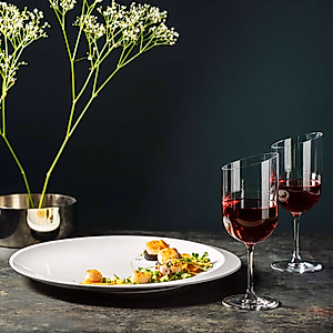 Villeroy & Boch New Moon Set, 4 Pieces, Elegant, Modern Red Wine Day Use, Crystal Glass, Transparent, Dishwasher Safe