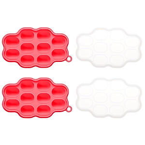 Breastmilk Popsicle Molds by Lovenoobs™, (2 Pack) Breast Milk Freezer Tray, Baby Popsicle Molds Teething, Baby Ice Pop Molds, Silicone Baby Food Freezer Tray, BPA-FREE, Baby Fruit Food Feeder Tray