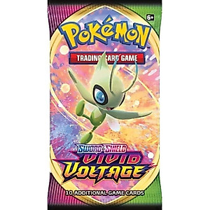 Pokemon Pokèmon 175-80749 Sword & Shield 4 Vivid Voltage-Booster Pack for ages 6+