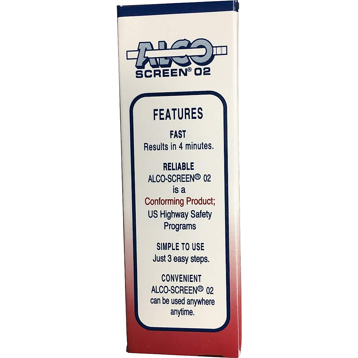 AlcoScreen Saliva Alcohol Screen Test (Pack of 12)