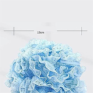 INGVY Dry Brushing Body Brush Atmospheric Cute Large Bath Ball Does Not Disperse Bath Flower Cute Bath Bubble Ball Rubbing Back Bath Artifact (Color : Green)