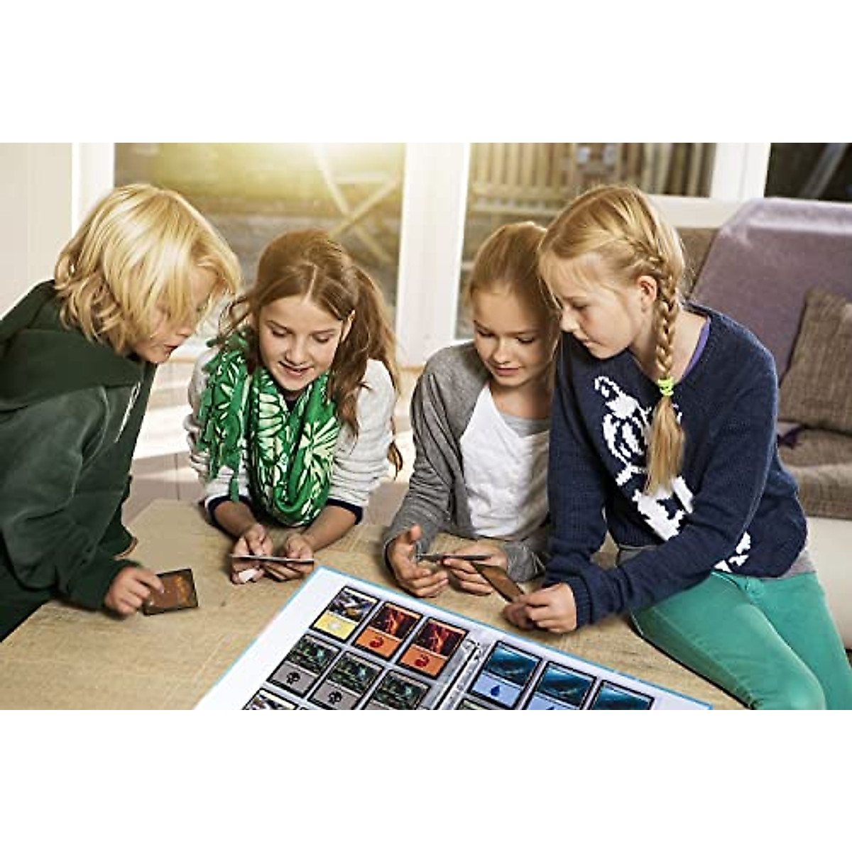 30 Pack 540 Pockets Trading Card Sleeves, Double-Sided 9 Pocket Page Protector, Ultra-Transparent Card Sheets for 3 Ring Binder, Card Sleeves for Cards, Baseball Cards