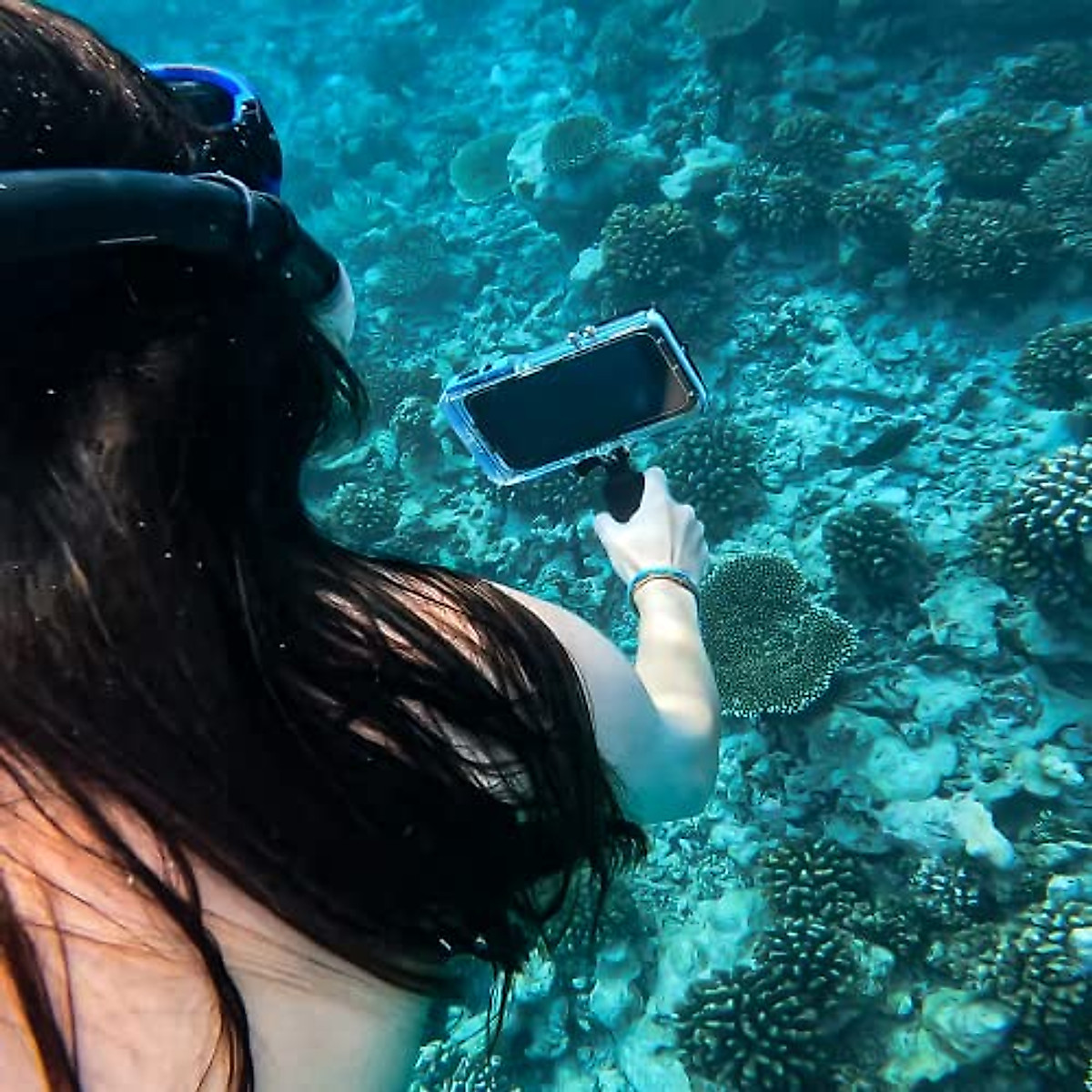 ProShot Dive - Underwater iPhone Housing Rated to 130ft/40m. Universal Waterproof iPhone Case, Compatible with All iPhones. Fits iPhone 6s - iPhone 14 Pro Max. Scuba Diving and Snorkeling iPhone Case.