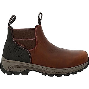 Georgia Boot Eagle Trail Waterproof Alloy Toe Chelsea Work Boot Size 8.5(M)