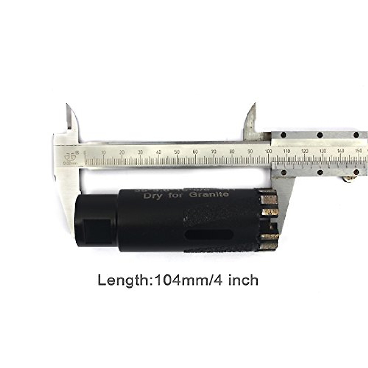 Z-Lion 1-3/8 Diamond Hole Saw with Vacuum Brazed Dry Core Drill Bit for Granite Marble