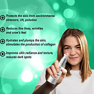 TRUESSE AHA Collagen Serum - Serum for Face - Collagen Peptide - Nighttime Moisturizer - Anti-Aging Serum - Overnight Facial Serum, 1 fl oz…