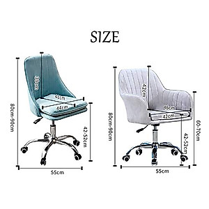 ECBETCR Chair Desk Office Chair Home Home Office Chair, Comfortable Thick Cushion Pad Flexible, High Back Mesh Computer Desk Chair, Adjustable Chair