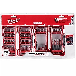 Milwaukee Impact Driver Bit Set (99 PC./P.)