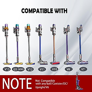 Dyson Gen5 V15 V12 V11 V10 V7 V8 Replacement Attachments for Dyson Cordless V15 V12 V11 V10 V7 V8 Brushes Extension Hose Mattress Brush Crevice Accessories Kit