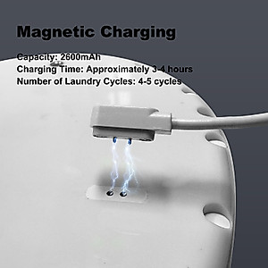 Portable washing machine,Mini Washer,.Deep cleaning of underwear, baby clothes and other small clothes.Suitable for apartments, dormitories, hotels（Wireless Control）