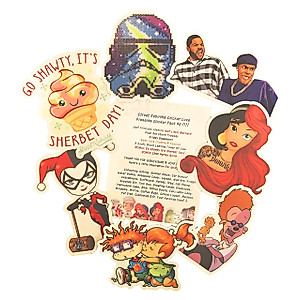 Ice Cream Lieutenant Dan Sticker - 4 Inch WaterProof - Vinyl Stickers, Laptop Decal, Hydro Water Bottle, Car Decal, Skateboard Stickers, Funny Stickers, Small Gift For Him, Graffiti Nerd, 90s Movie