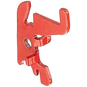 Wall Control Pegboard Standard Slotted Hook Pack - Slotted Metal Pegboard Hooks for Wall Control Pegboard and Slotted Tool Board – Red