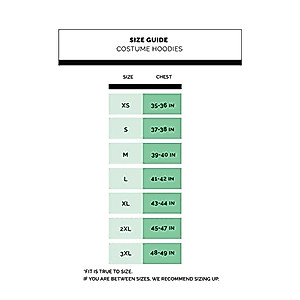 Tipsy Elves Casual Skeleton Hoodie Black White Halloween Costume Size Medium