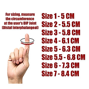 Rehabilitation Advantage Stax Finger Splints, Variety Set of 8