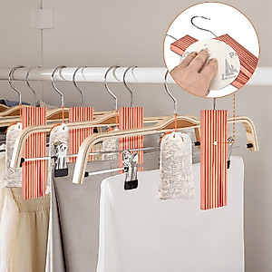 Homode Cedar Blocks, Cedar Hang Ups for Clothes Storage, Cedar Sachets for for Closets and Drawers, Fresh Scent Ceder Wood, 18 Pack