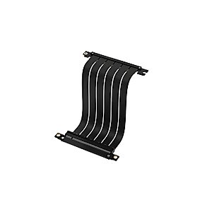 Ssupd Riser Flachband-Kabel - PCIe 3.0, 180mm, Schwarz