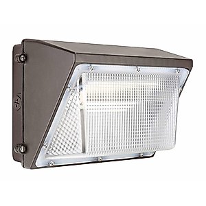 CHIUER 100W 480V High Voltage LED Wall Pack Light Security Lamp Outdoor Lighting Roadway Fixture IP65 5000K Daylight ETL DLC Lighting Facts