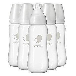 Evenflo Feeding Premium Proflo Venting Balance Plus Standard Neck Baby, Newborn and Infant Bottles - Developed by Pediatric Feeding Specialists - 9 Ounce (Pack of 6)